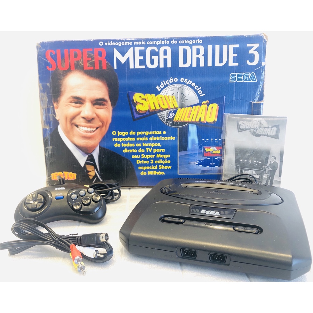 Super Mega Drive 3 Show do Milhão na Caixa - Sega - Escorrega o Preço