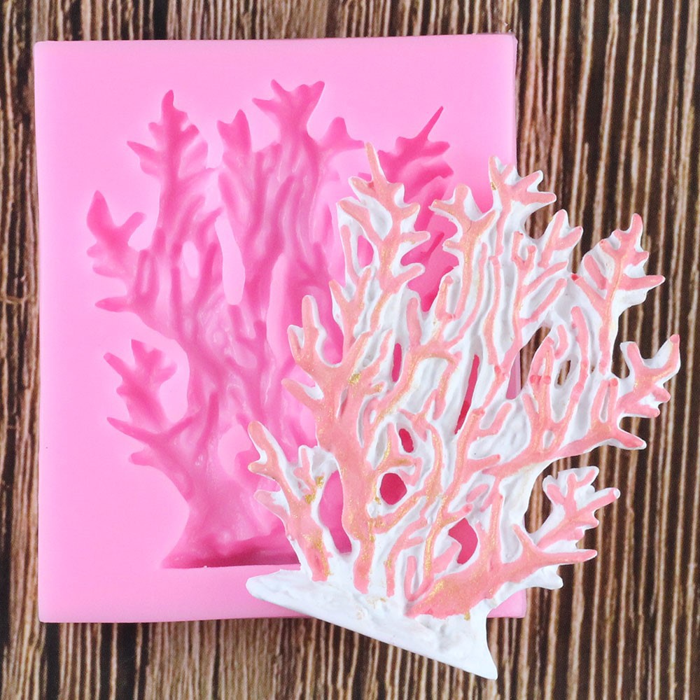 MOLDE DE SILICONE CORAL PARA DECORAR F329 | Shopee Brasil