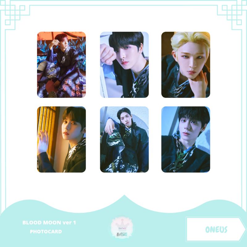 Oneus Photocard fanmade (blood moon) | Shopee Brasil