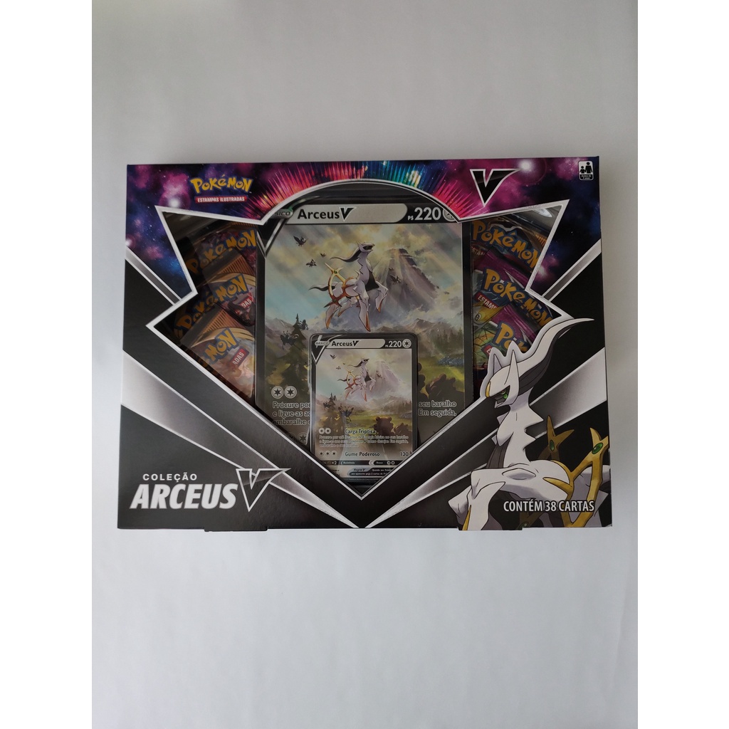 Pokémon TCG – Coleção Box Arceus V - Escorrega o Preço