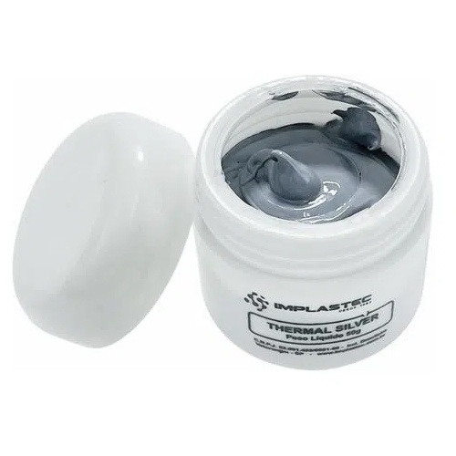 Pasta Térmica Silver Pote 50g - Thermal Silver Implastec Original ...