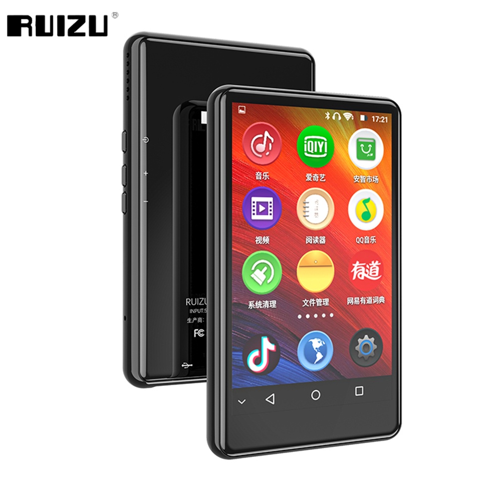 RUIZU X02 MP3 Player 4GB 8GB Leitor De Música Com Rádio FM Vídeo E-book ...