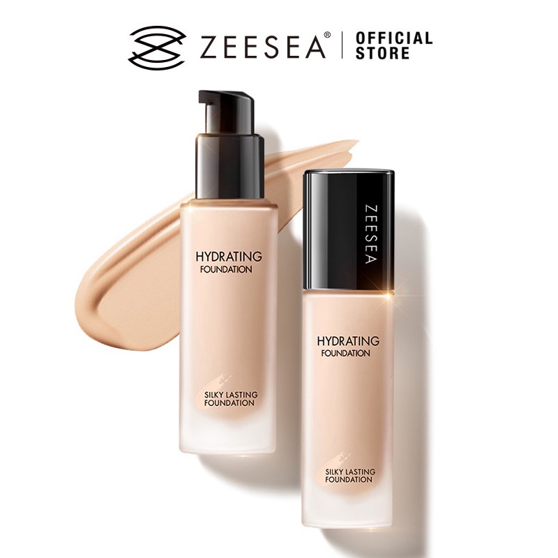 Base ZEESEA Cobertura Completa Natural Anti-Glicação Corretivo Controle ...