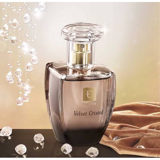 EUDORA VELVET DE CRISTAL COLONIA 95ML | Shopee Brasil