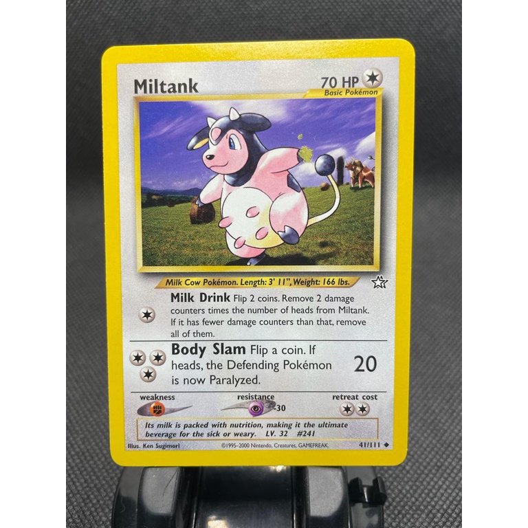Miltank 41/111 Neo Genesis Pokemon TCG Antigo Vintage | Shopee Brasil