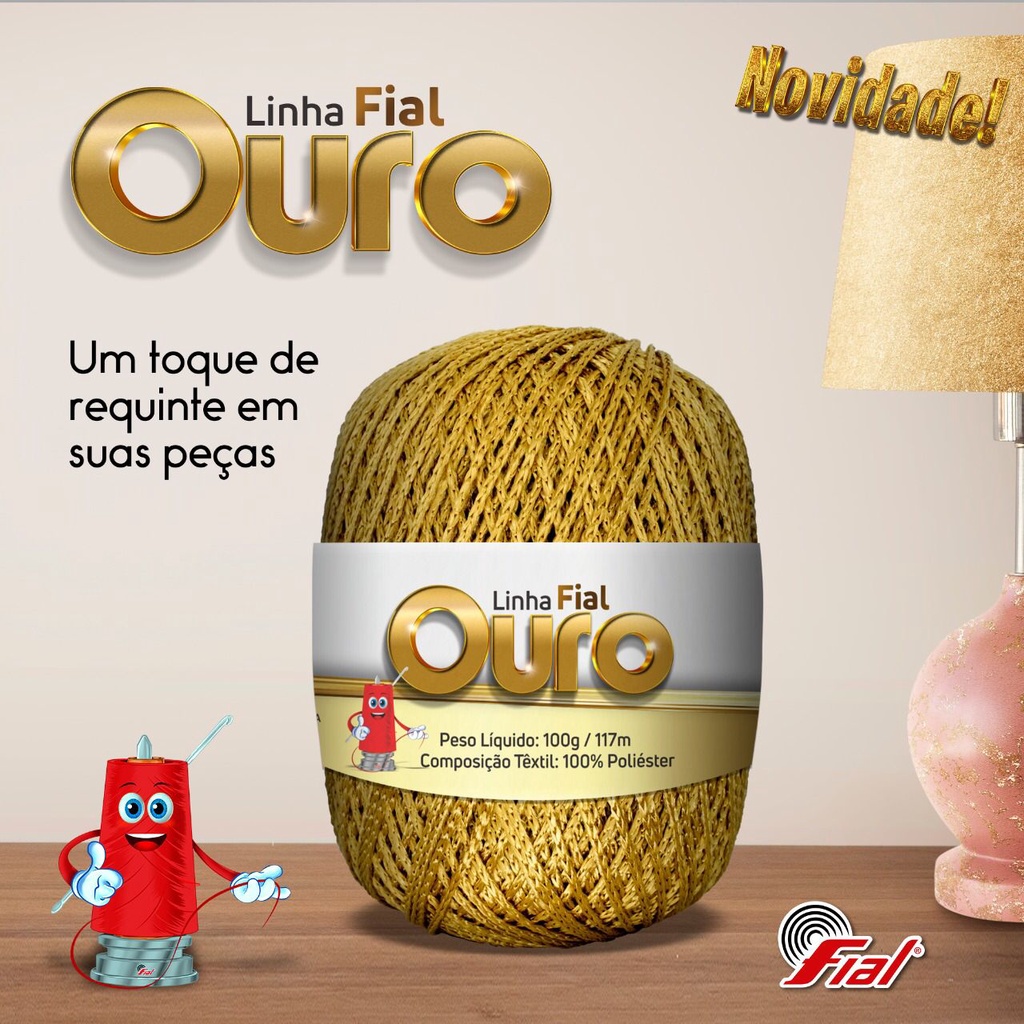 Linha Fial OURO 100gr / 117mts (Lançamento) Consultar Cores Disponíveis ...