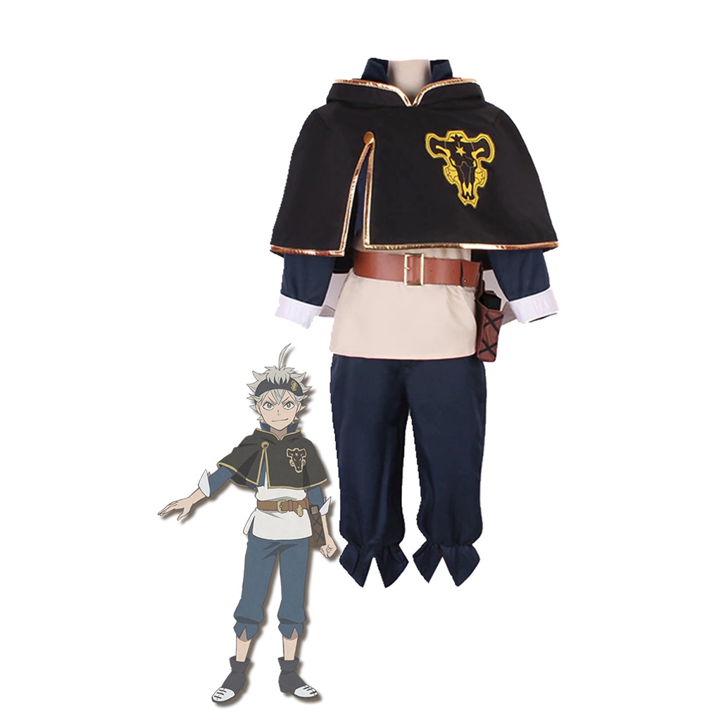 Cosplay Asta Fantasia Touros Negros Adulto Black Clover Original ...