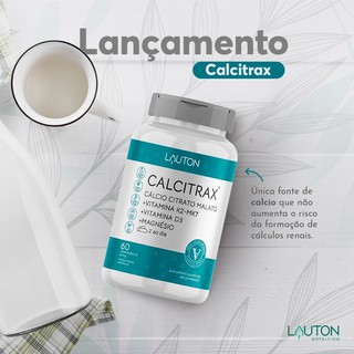 Calcitrax Calcio Citrato Malato Enriquecido com Vitaminas Lauton ...