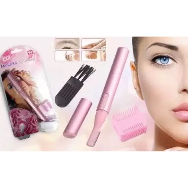 Depilador Aparador Feminino Facial Pelos Sobrancelhas Nariz | Shopee Brasil