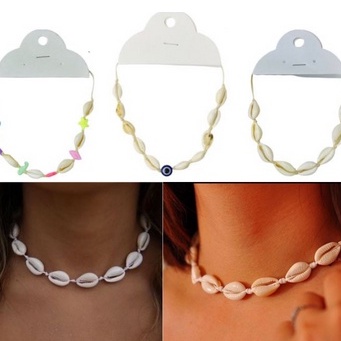 Colar De Praia/Conchas/Praieira Varios Modelos De Colares | Shopee Brasil