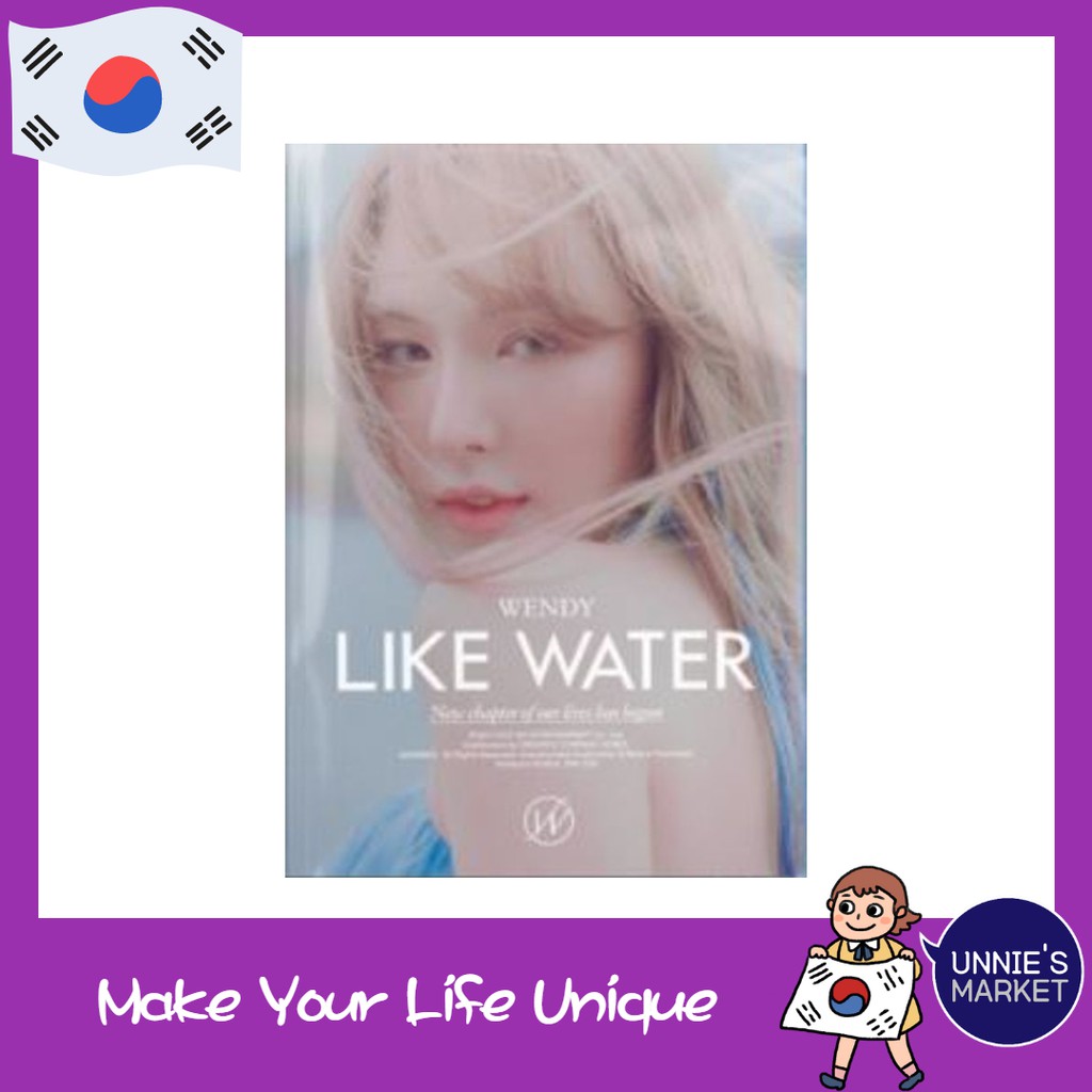 Red Velvet Wendy album [Like Water] Photobook ver | Shopee Brasil
