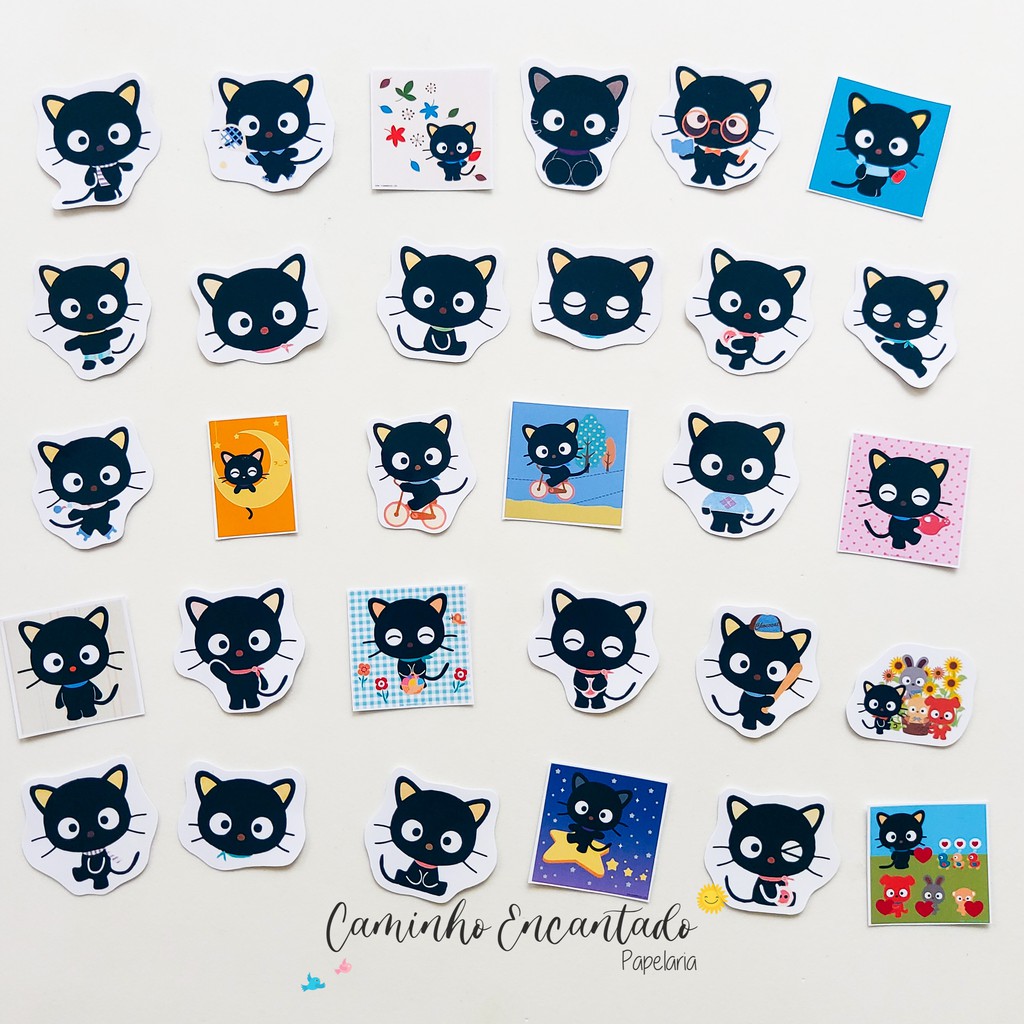 Kit de Adesivos Chococat | Shopee Brasil