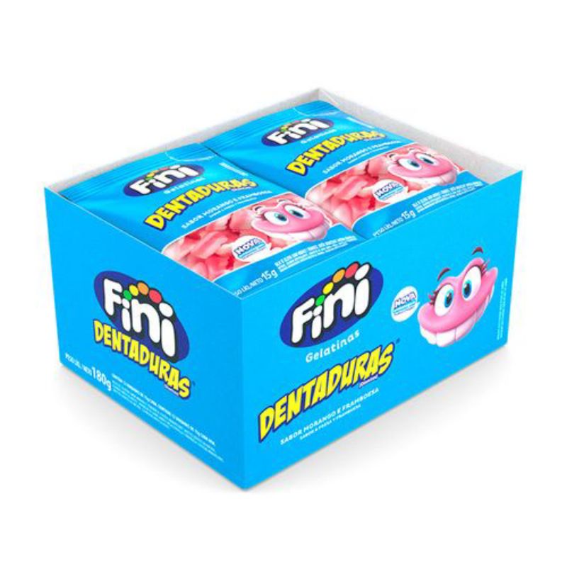 12 Unidade de Fini embalagem individual de 15G - Escorrega o Preço