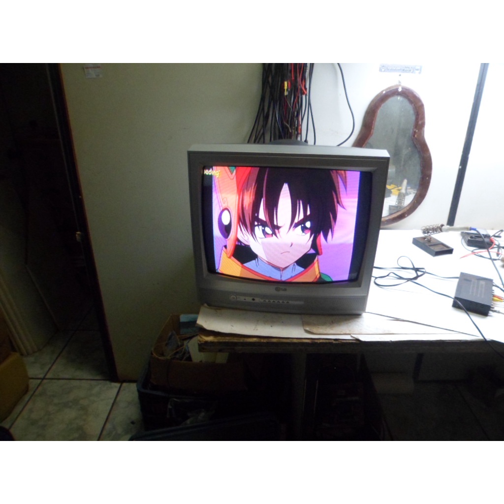 TV DE TUBO LG 20CD2R 20 POLEGADAS USADA SEM CONTROLE LEIA A DESCRIÇÃO ...