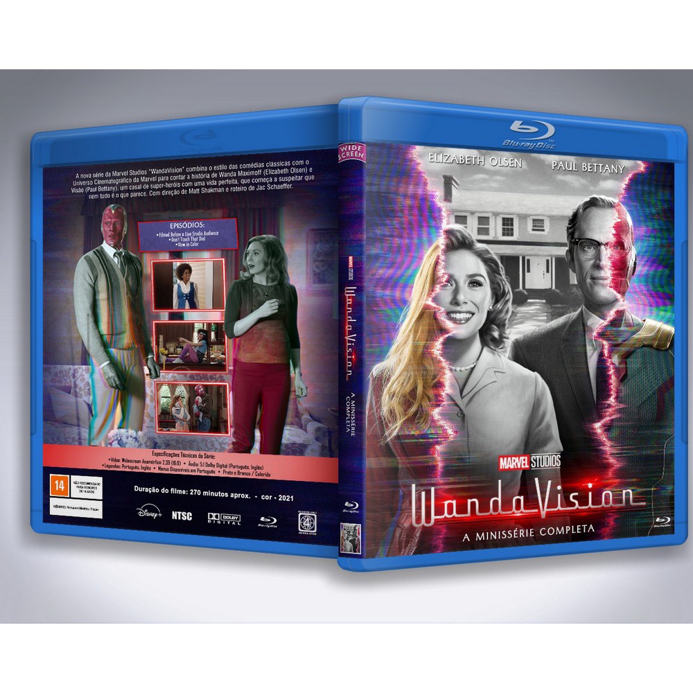 Blu-ray: WANDAVISION - TEMPORADA COMPLETA DUB/LEG | Shopee Brasil