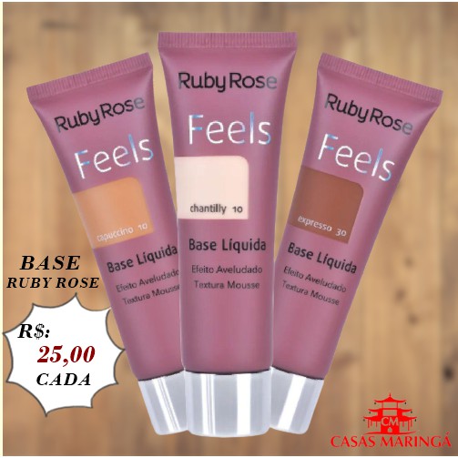 BASE RUBY ROSE | Shopee Brasil