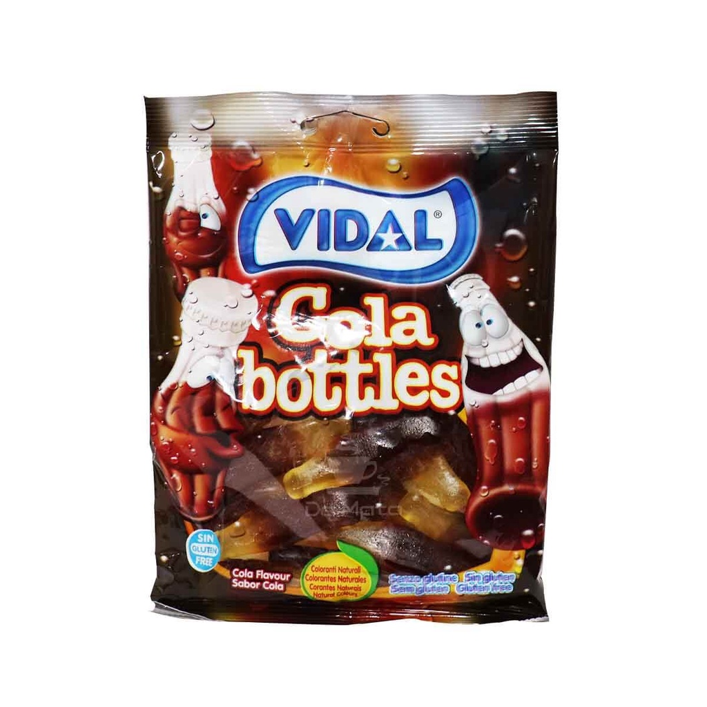 Bala de Goma Vidal Cola Bottles 100g | Shopee Brasil
