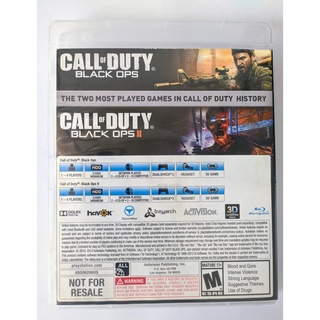 Call of Duty Black Ops 1 e 2 Combo Pack PS3 Original Mídia Física ...