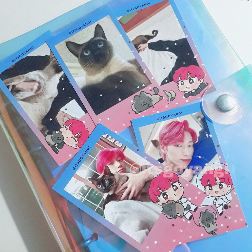 Polaroid / Adesivo Choi San e Byeol - Ateez | Shopee Brasil