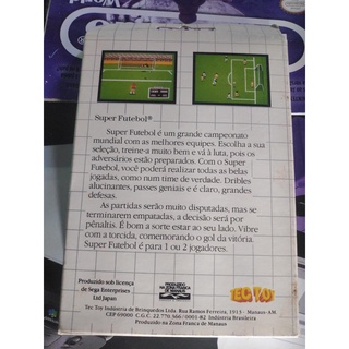 Jogo Super Futebol Original Master System Tec Toy | Shopee Brasil