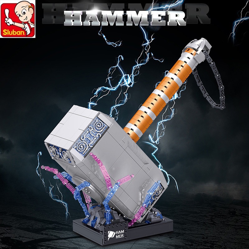 (Mjolnir) Martelo Da Marvel Comics Thor Modelo De Blocos De Construção ...
