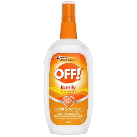 Repelente de Insetos Off! Spray Family 200ml | Shopee Brasil