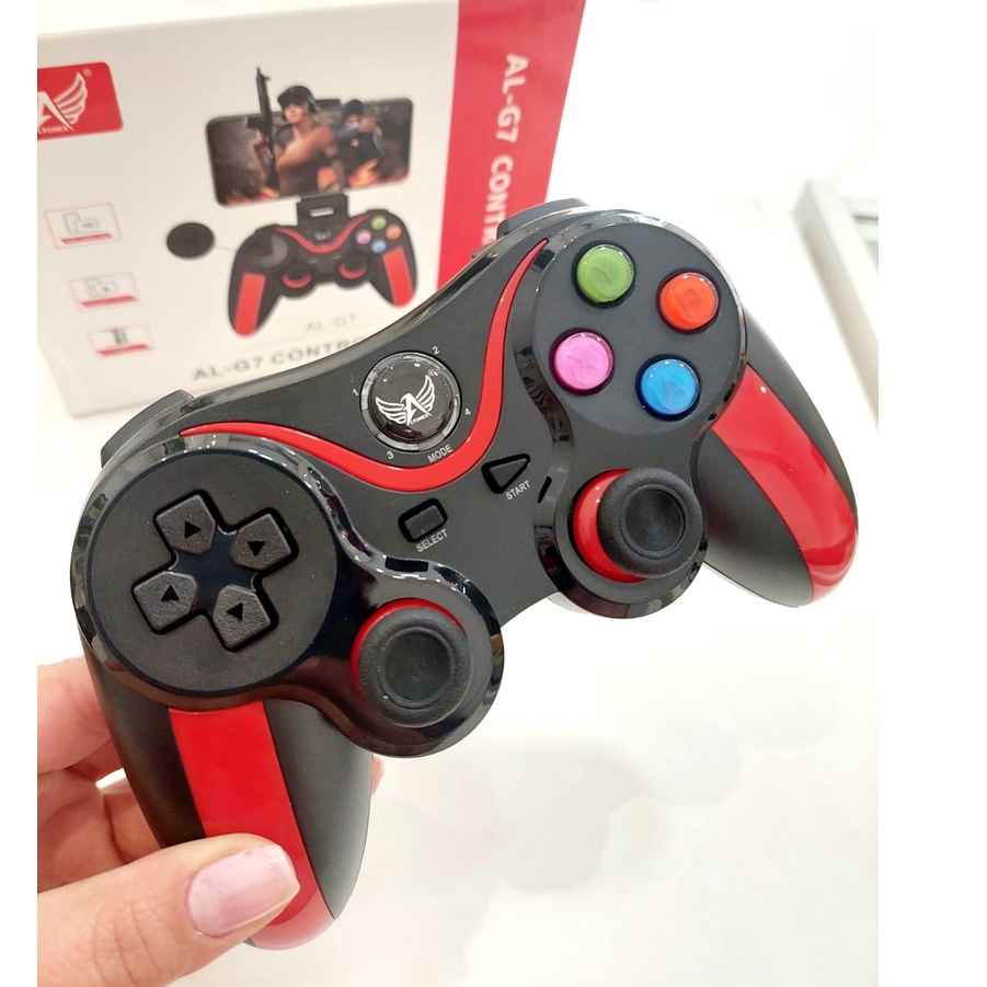 Controle GAMEPAD Pg Al-G7 Bluetooth Gamepad Para Android Tv | Shopee Brasil