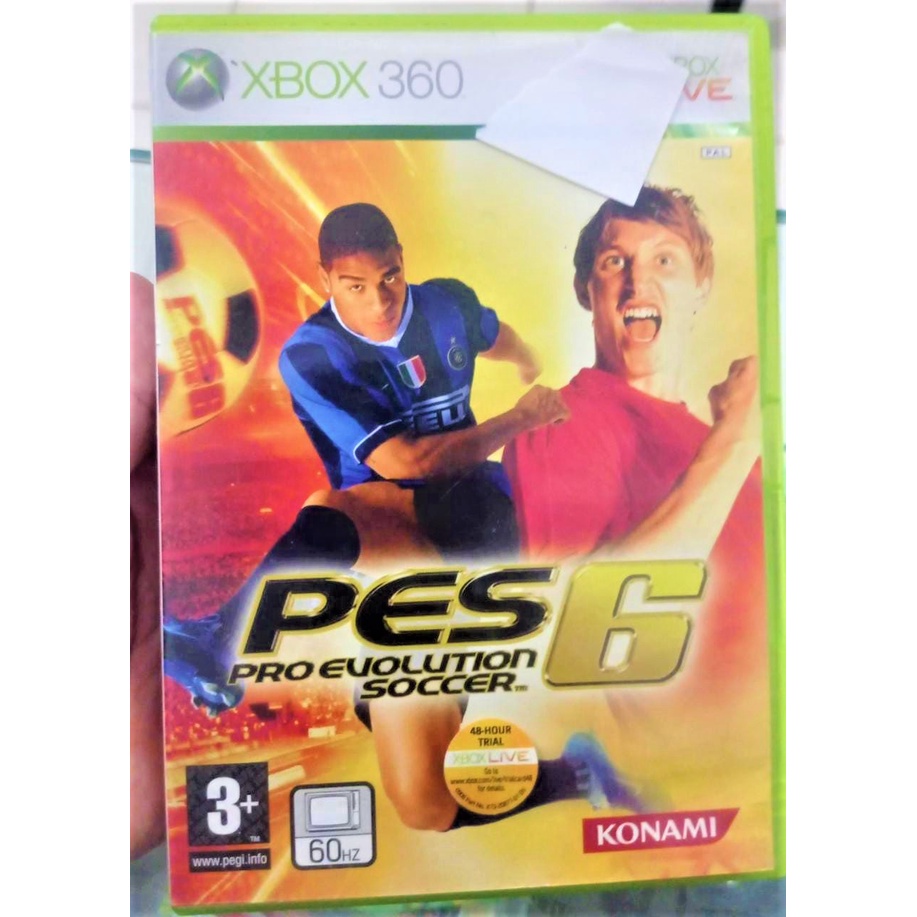 PES 6 Pro Evolution Soccer - Jogo Original de Xbox 360 (PAL) | Shopee ...