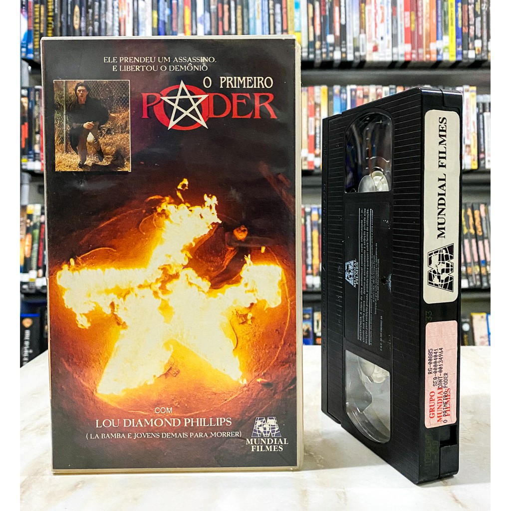 VHS O Primeiro Poder - LEGENDADO Original - Lou Diamond Phillips | Shopee Brasil