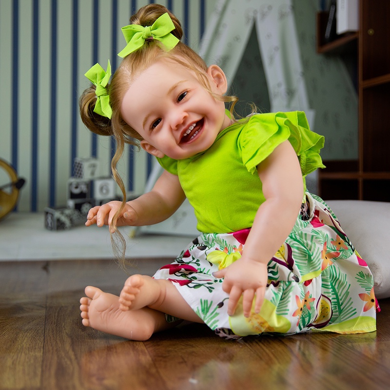 Reborn ILBaby 24 " Brinquedo De Silicone Macio Renascida Para Menina ...