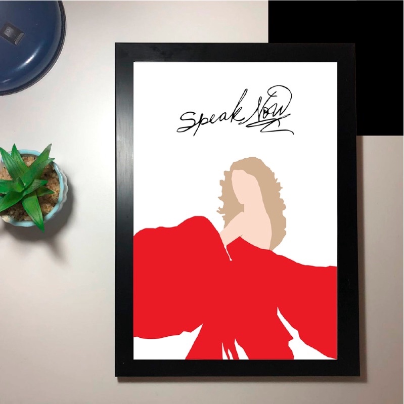 Quadro A4 Speak Now Taylor Swift shapes | Shopee Brasil