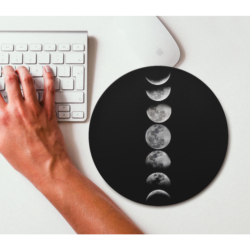 Mouse pad Redondo Fases Lua | Shopee Brasil