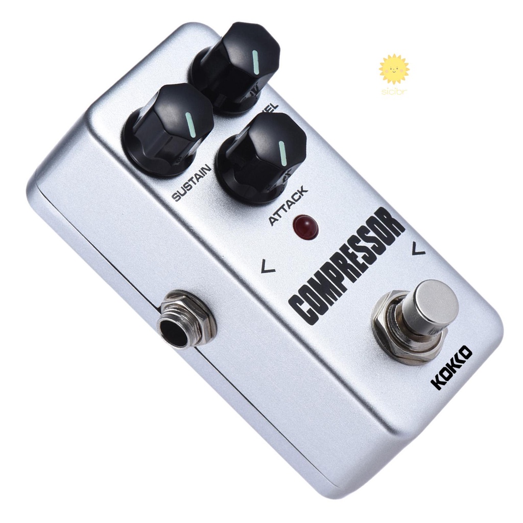 Sici KOKKO FCP2 Mini Compressor Pedal Com Efeito De Guitarra Portátil - Corre Que Ta Baratinho