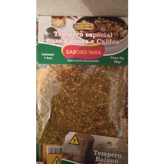 Tempero Especial P/carnes E Caldos 30gr | Shopee Brasil