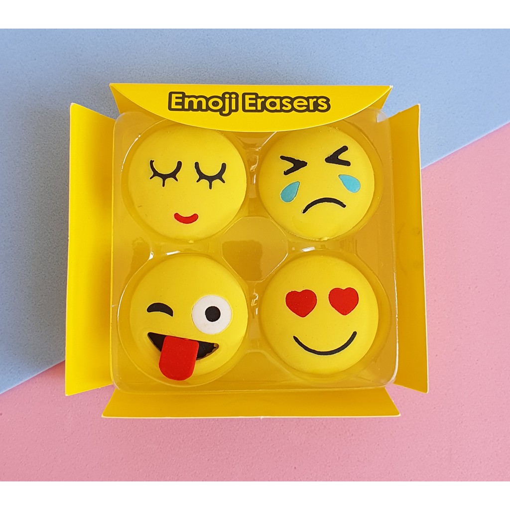 Borracha Emoji Kit com 4 | Shopee Brasil