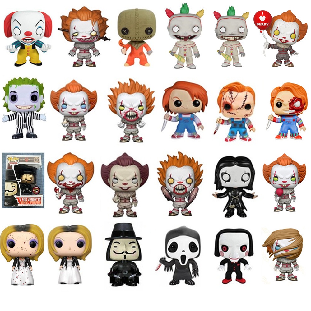 Funko Pop Filmes De Terror : It-Pennywise Billy Chucky Tiffany Boneco ...