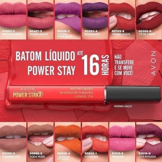 Batom Power Stay- Avon | Shopee Brasil