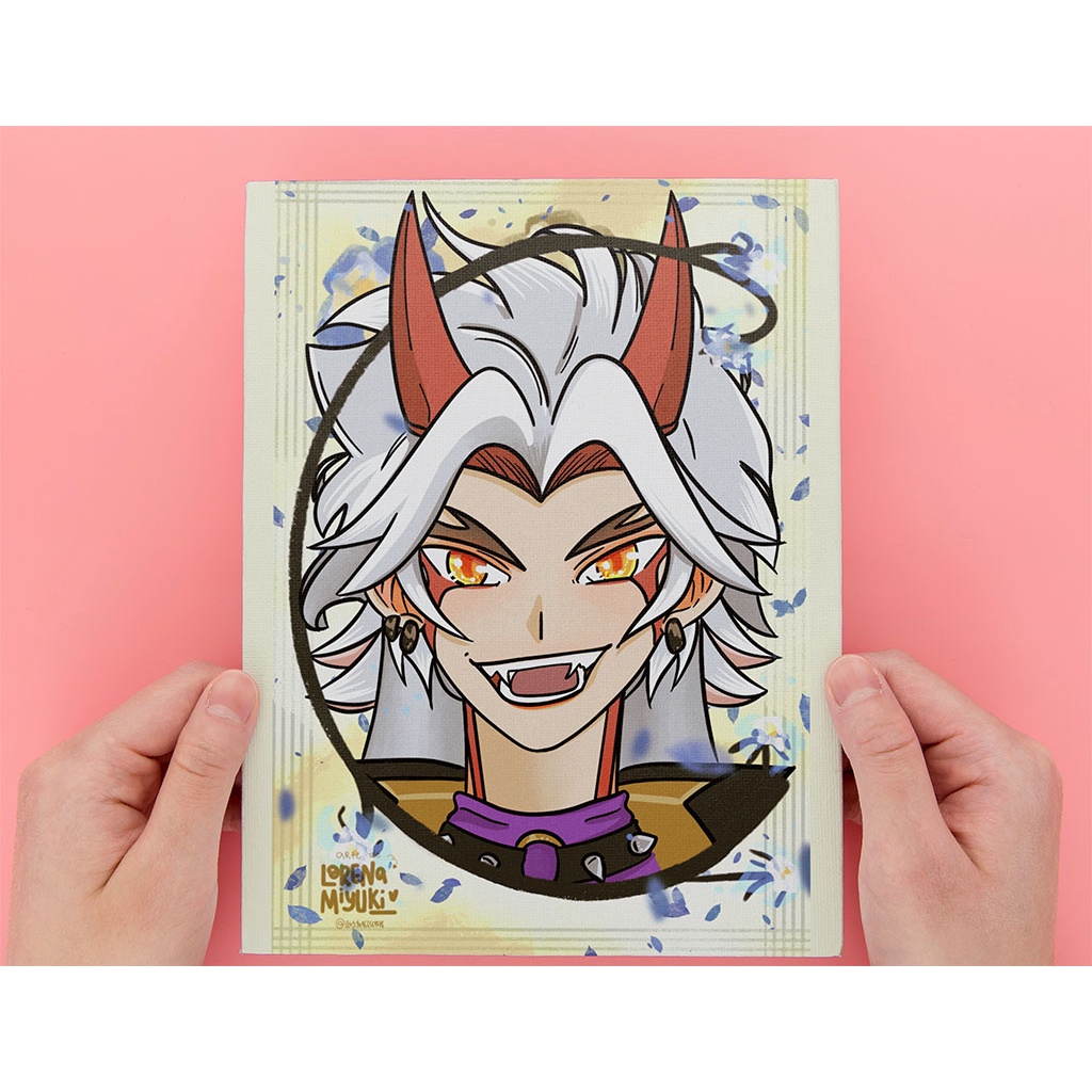 Print Arataki Itto Genshin Impact Poster Fanart | Shopee Brasil