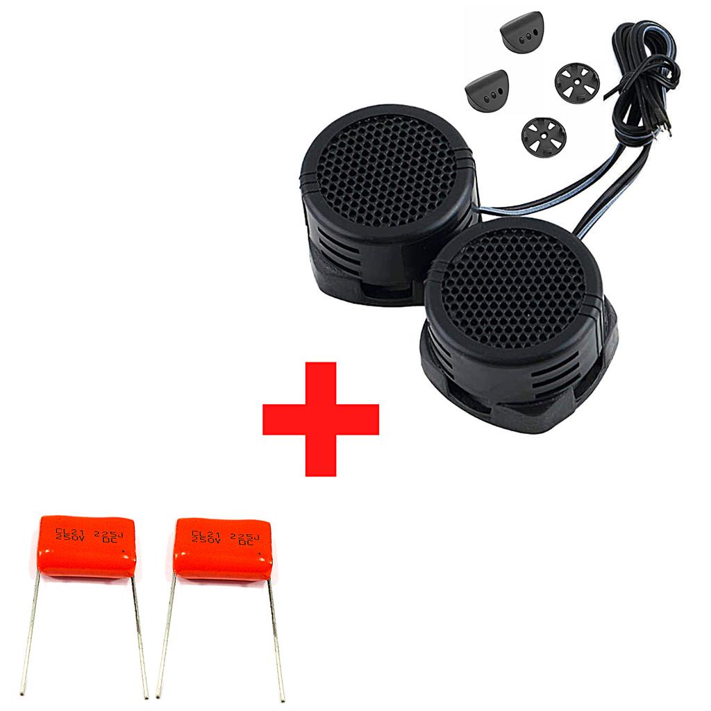 Mini Tweeter Alta Frequencia 600w + Capacitores Painel Porta | Shopee ...