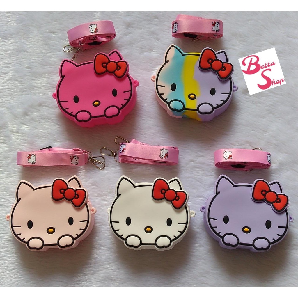 Bolsinha Silicone - Hello Kitty | Shopee Brasil