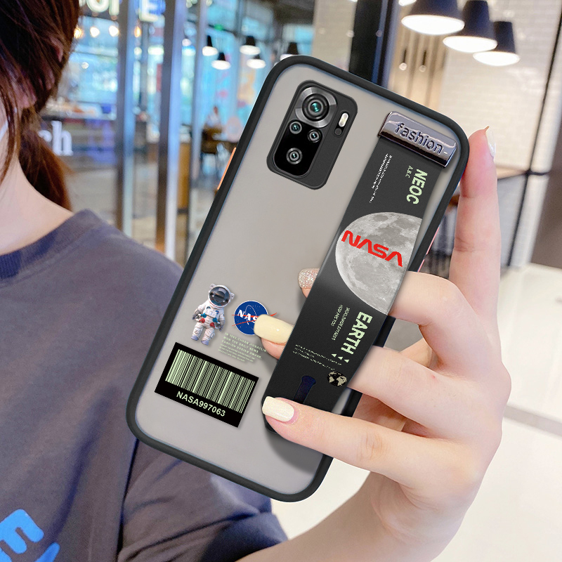 (With Wristband) Capa De Celular Macia Para Xiaomi Redmi Note 10 Pro ...