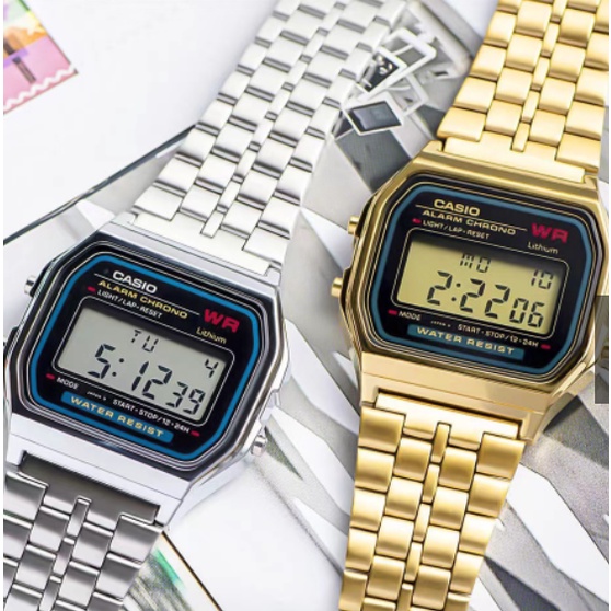 CÁSSIO RELÓGIO RETRÔ WR DIGITAL LED UNISSEX ELETRONIC VINTAGE para ...