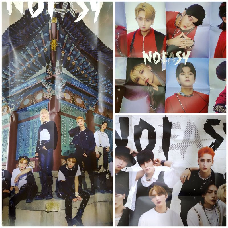 Stray Kids NOEASY Pre-order Folded Poster | Shopee Brasil