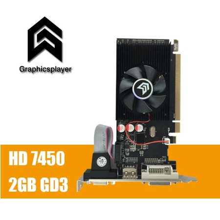 Placa De Video Ati Radeon 7450 2gb Ddr3 SEMI NOVA | Shopee Brasil