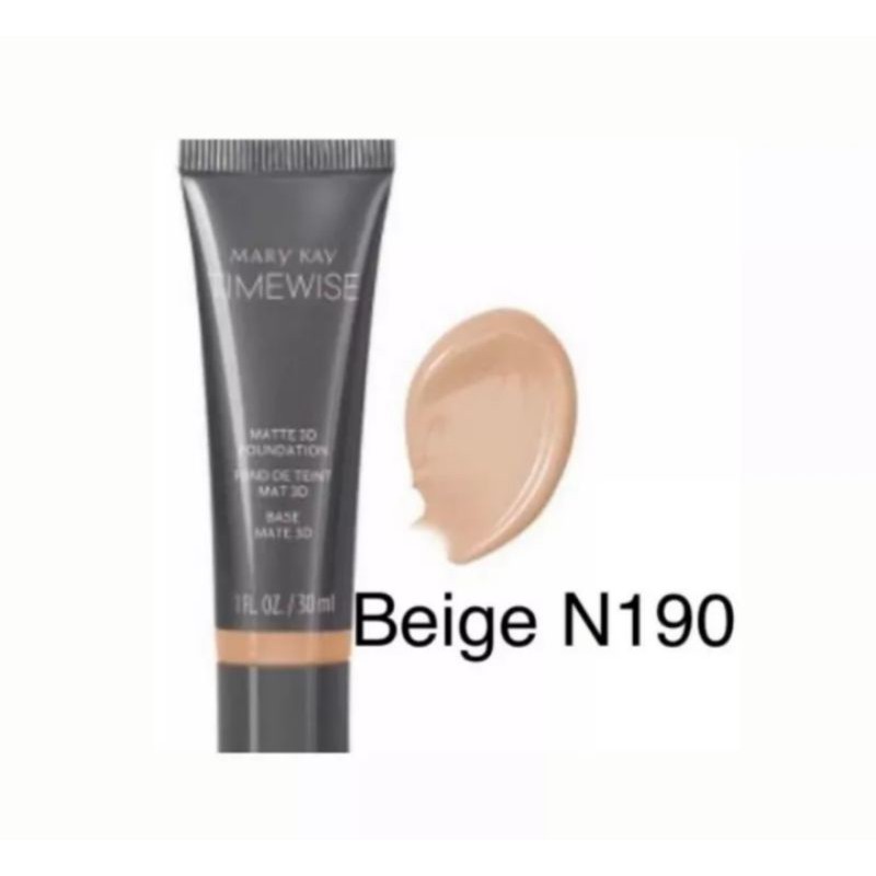 Mary Kay Base 3D Matte - Beige N190 ( referente Beige 6 ) | Shopee Brasil