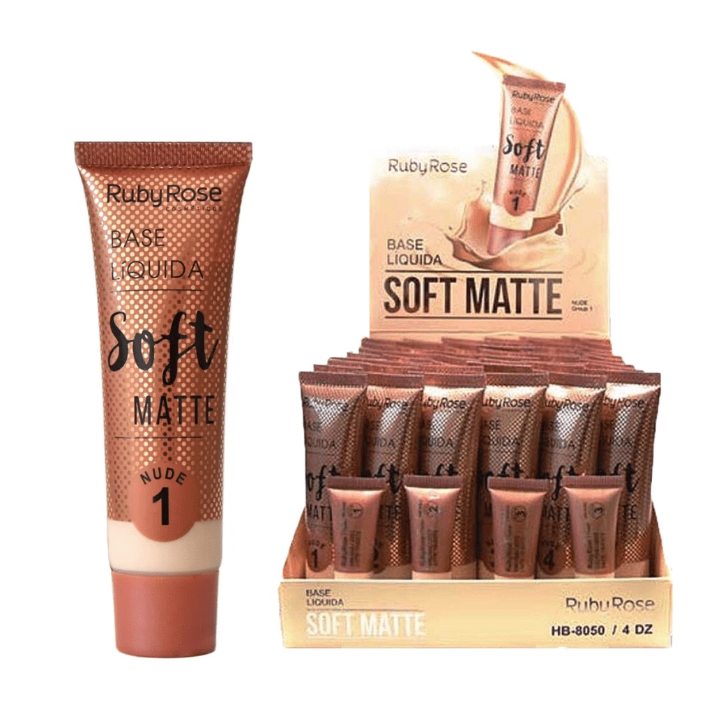 Base Liquida Soft Matte Ruby Rose | Shopee Brasil