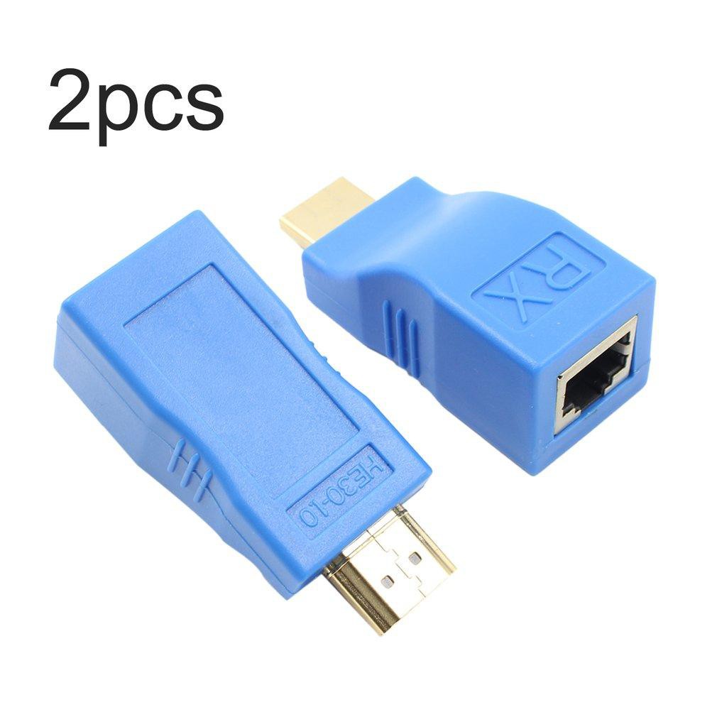 1080P HDMI Extender Para RJ45 Sobre Cat 5e/6 Adaptador De Rede ...