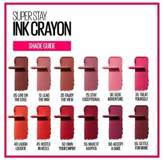 Maybelline Super Stay Ink Crayon Lipstick, Matte Longwear Lipstick (140 ...