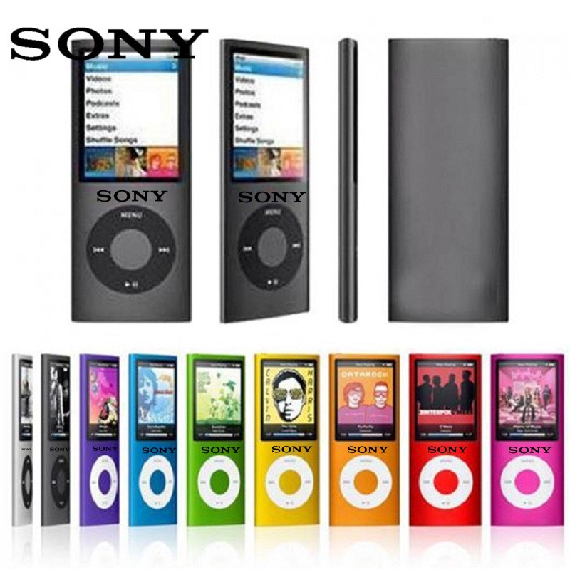 MP4 Player Multifuncional De Música Com Gravação De Rádio FM SONY 1.8 ...