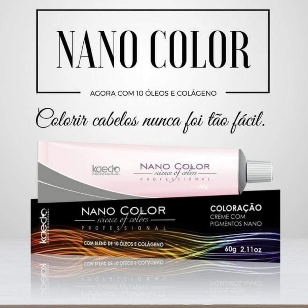 Tintura Coloração Profissional Nano Color 60g Escolha a Sua Cor ...